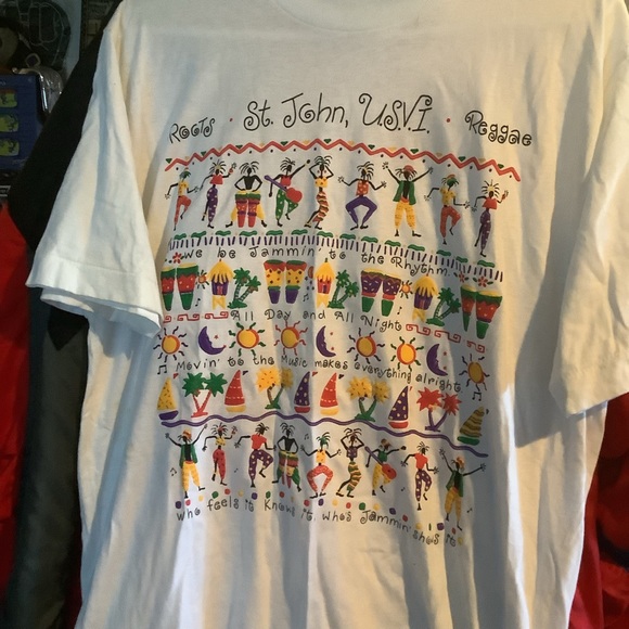 Shirts | Vintage Single Stitch Roots Rasta Reggae Rhythm St Croix ...